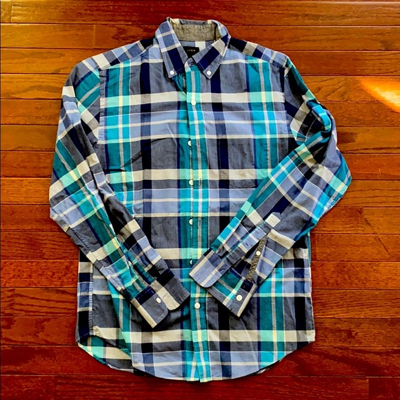 J. Crew | Shirts | Mens Jcrew Plaid Button Down Shirt | Poshmark